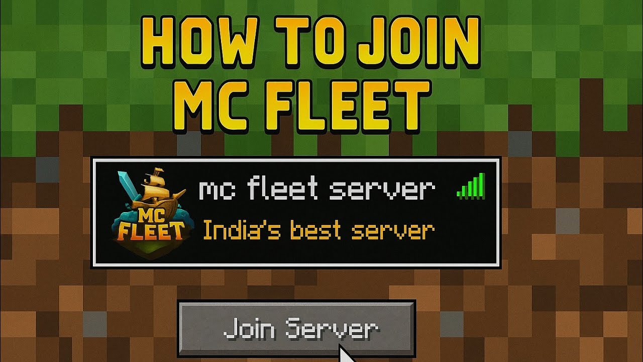 How to Join MC Fleet Server in Minecraft Mobile || IP And Port - YouTube