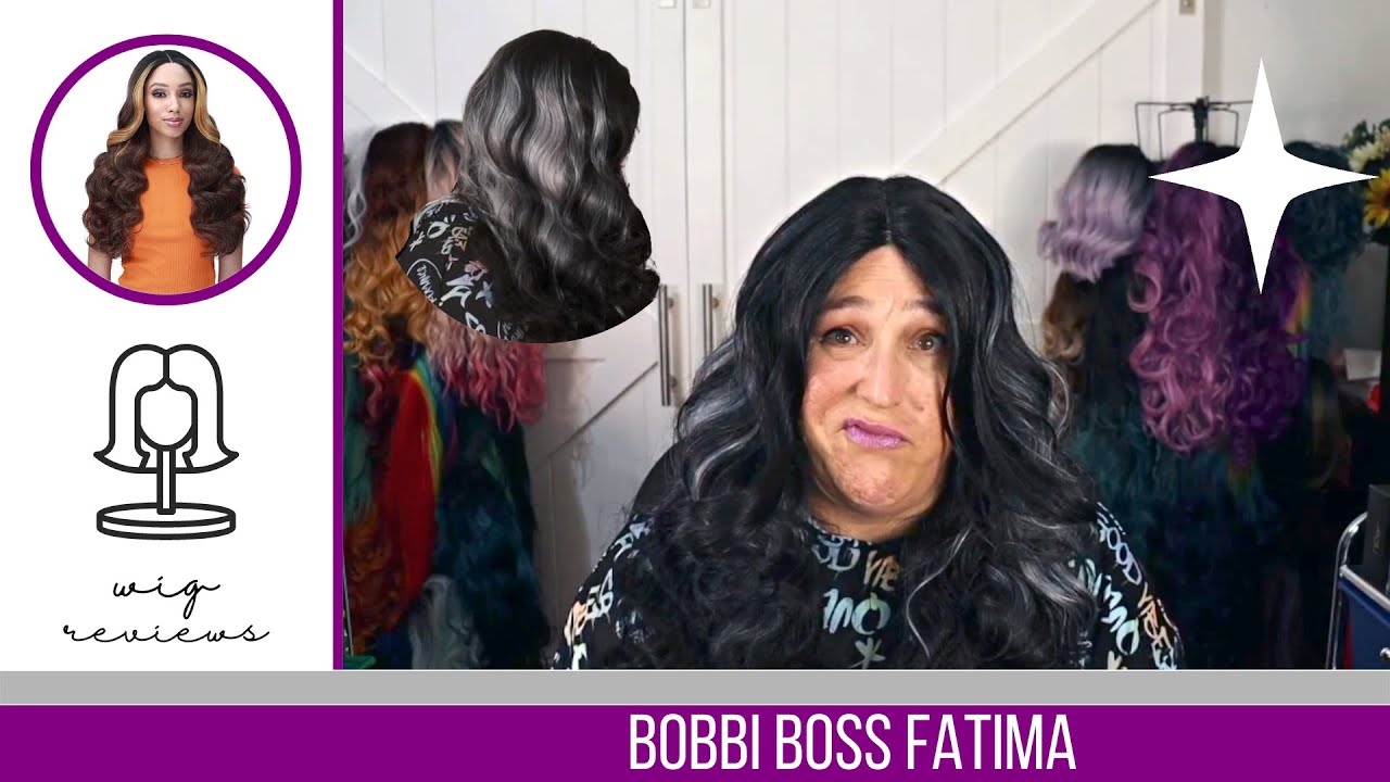 If you like "fluffy" wigs.... Bobbi Boss Fatima Wig Review | MLF654 ...