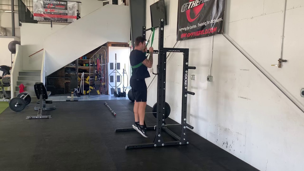 Band Assisted Drop Jump - YouTube