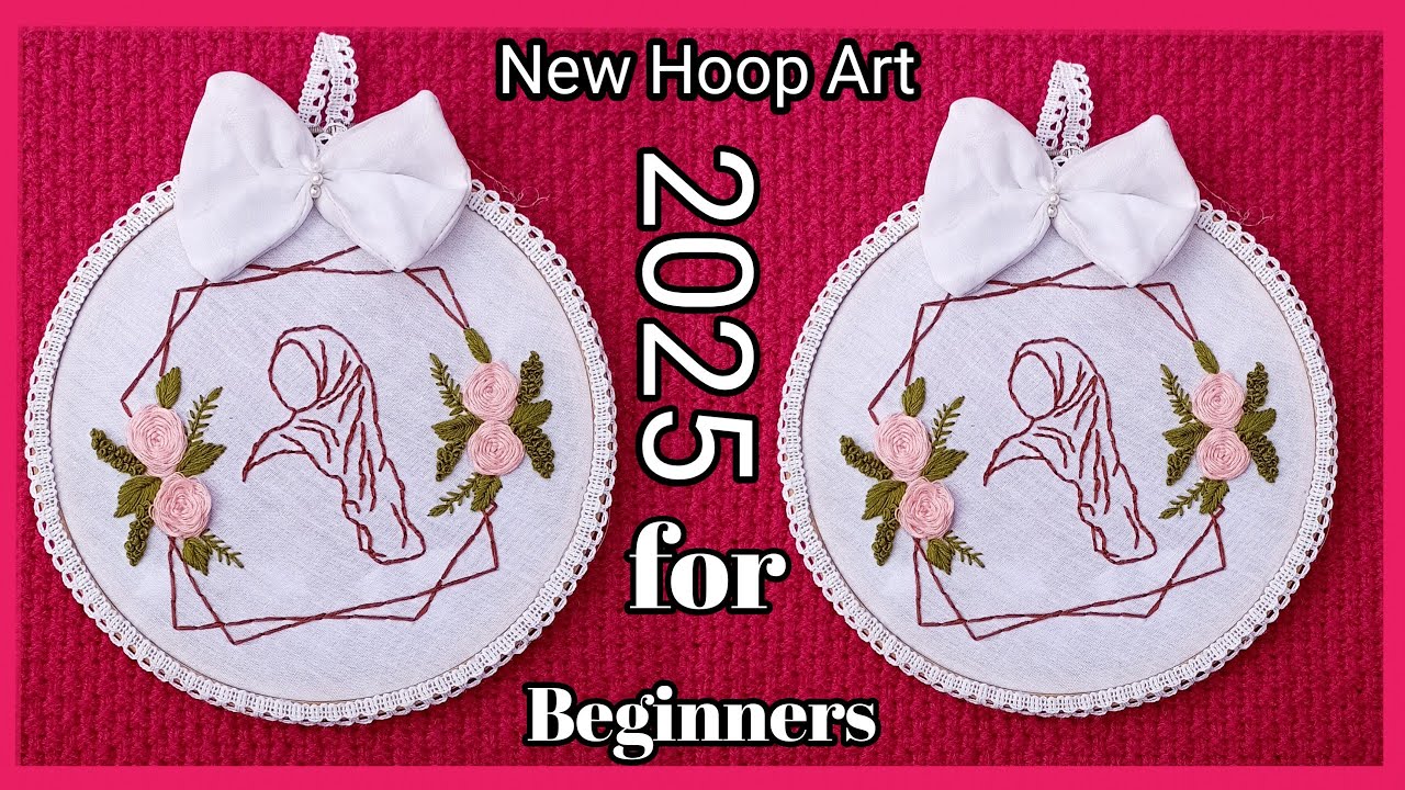 Embroidery hoop art, Calendar embroidery hoop art,new hoop art 2025,how ...