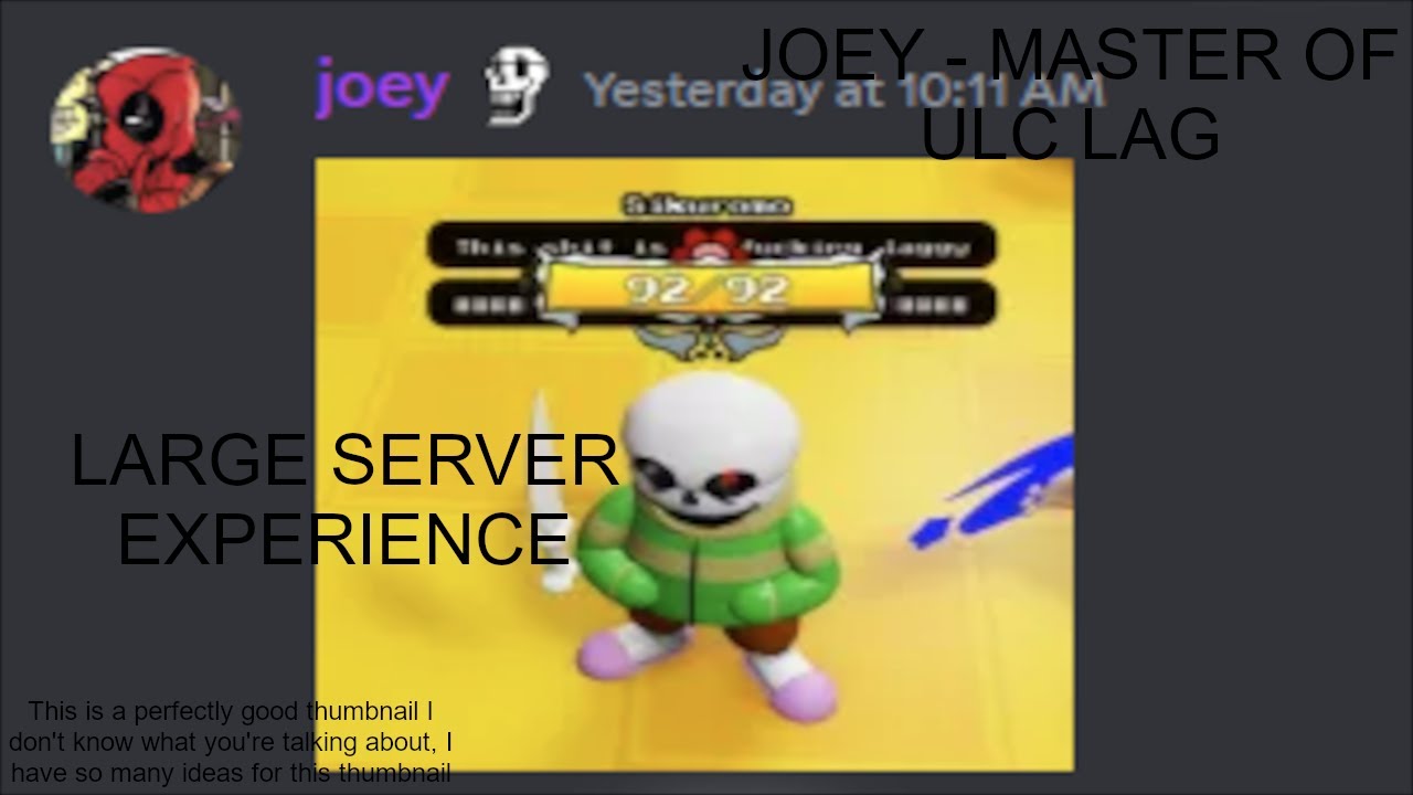 ULC: Joey Large Servers - YouTube