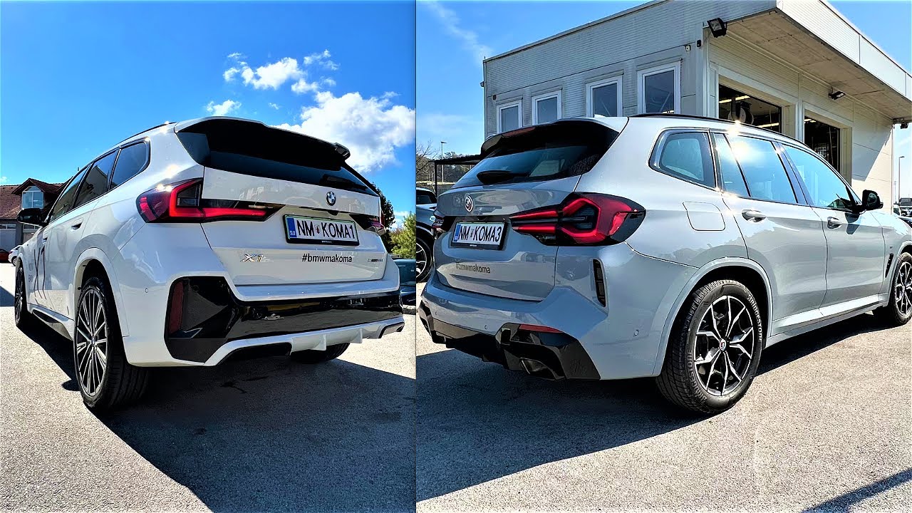 2023 BMW X1 Vs 2023 BMW X3 Revs Exhaust Sound Comparison By