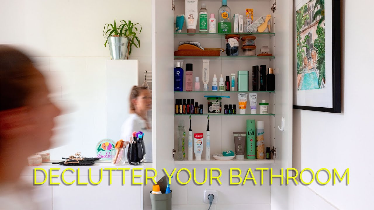 How to DECLUTTER and ORGANIZE your bathroom - 26 tips, hacks and ideas ...
