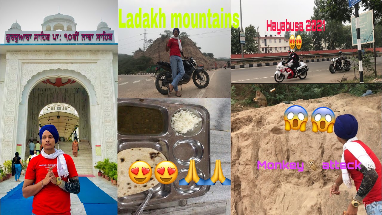 Darshan nadha sahib with new Hayabusa😱😱 monkey attack fun gone wrong🥶🥶🥶 @jsmfilms - YouTube