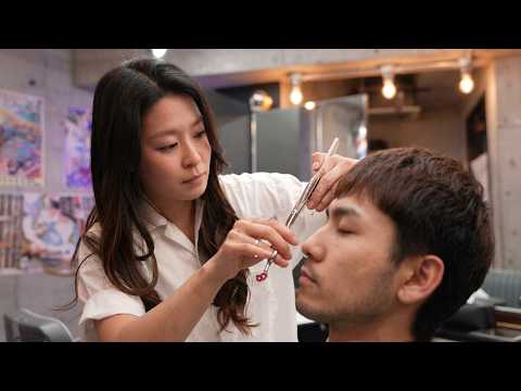 💈(ASMR) She Turned a Simple Barbershop Visit into the Ultimate Sleep Therapy