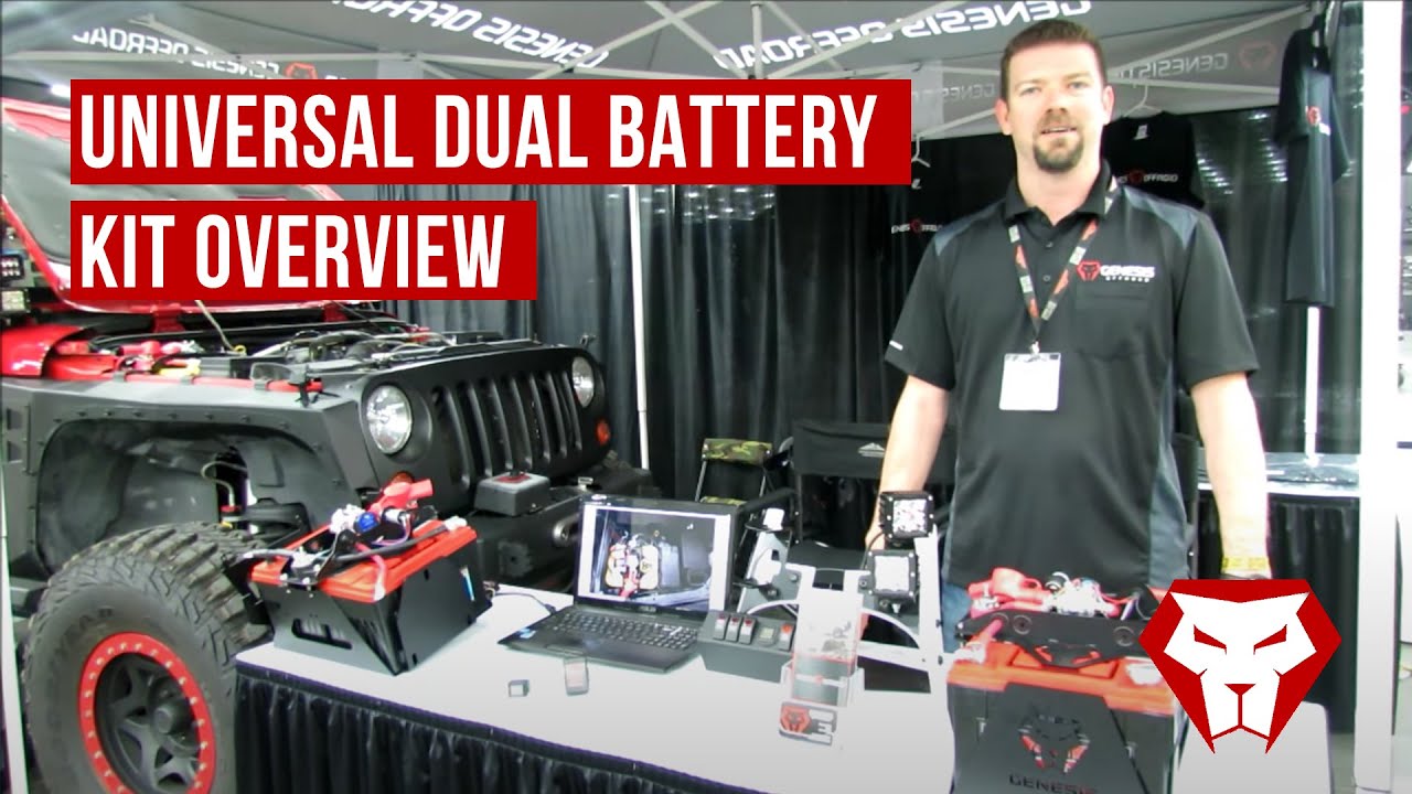 Genesis Offroad Universal Dual Battery Kit Overview - YouTube