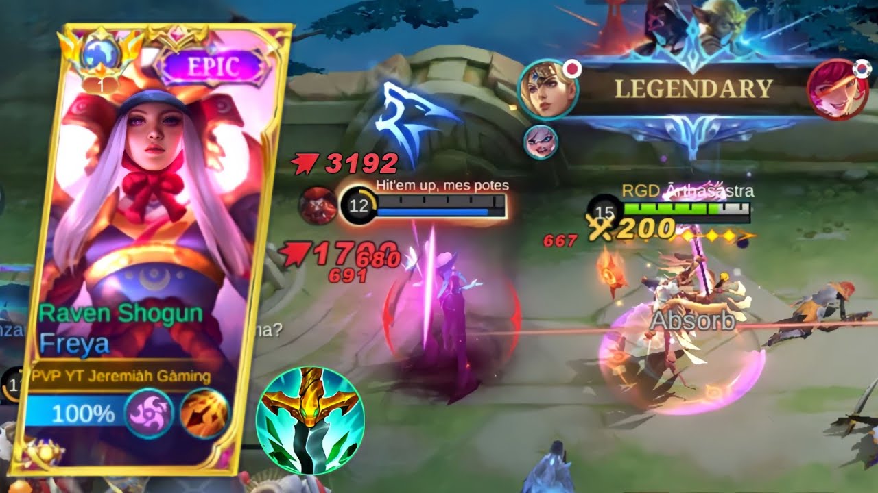 NEW ONE SHOT ITEM FOR FREYA NEW HACK DAMAGE BUILD😮 ( FREYA BEST BUILD ...