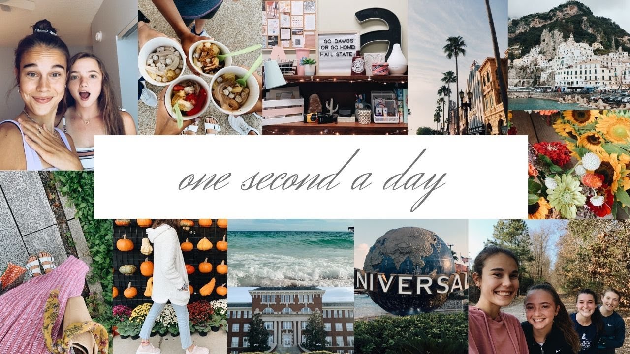 one second every day // 2019 - YouTube