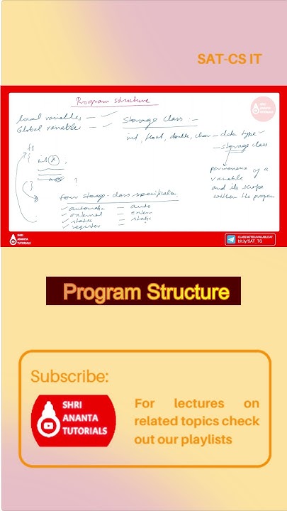 Introduction to Storage Classes #shorts #computerengineering #cprogramminginhindi - YouTube