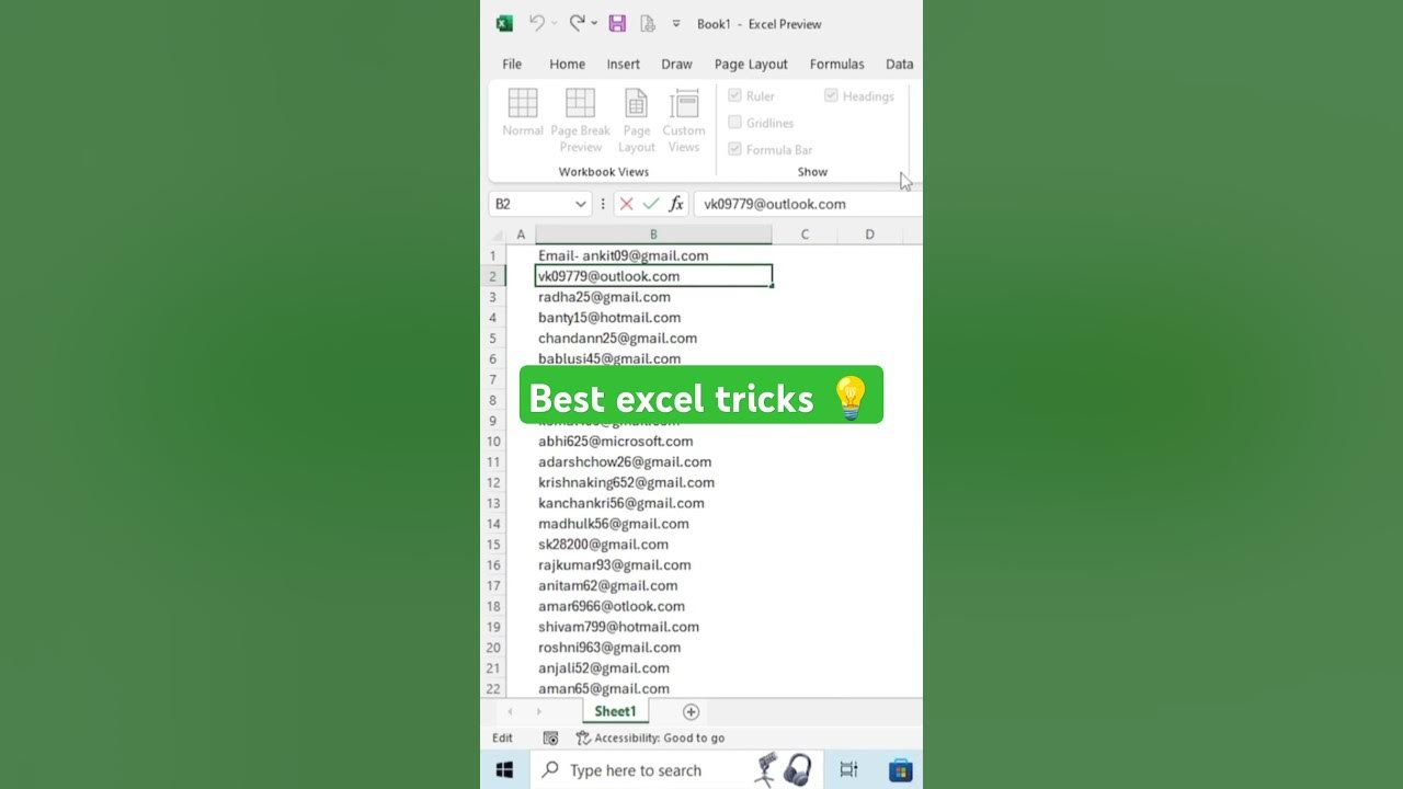 Best Excel tricks you should know #excelhacks #exceltips #exceltutorial #exceltricks - YouTube