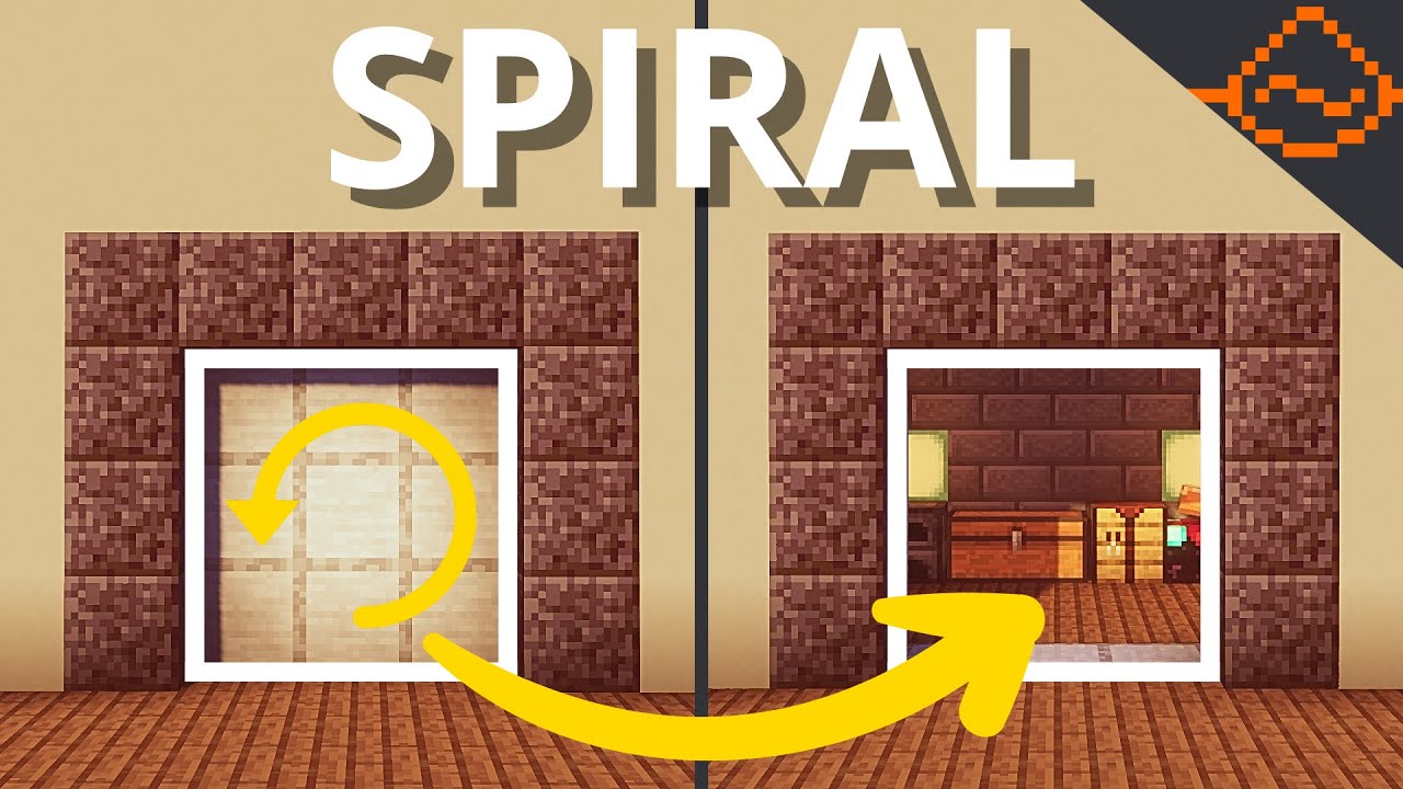 The BEST 3x3 Spiral Door in Minecraft Bedrock 1.21! - YouTube