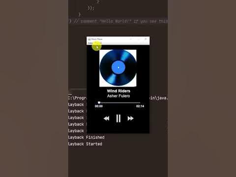 I learned a lot from making this app in Java (Music Player GUI) - YouTube