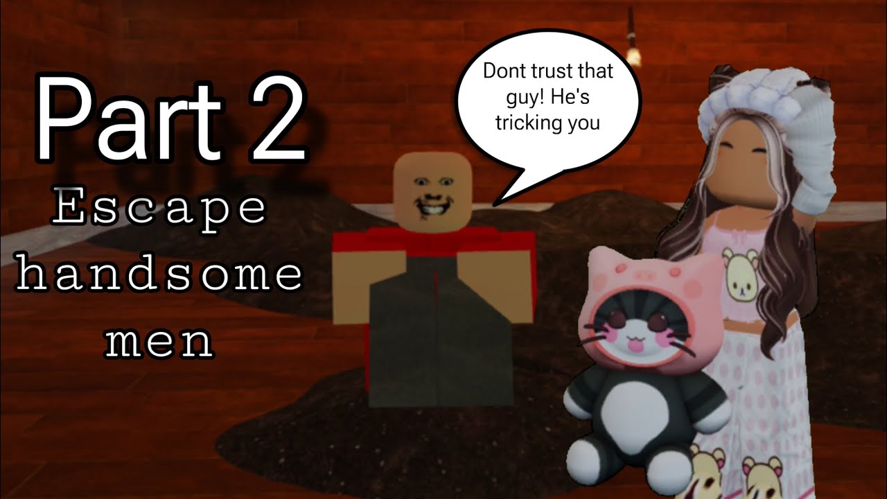 Roblox escape handsome men obby | part 2 - YouTube