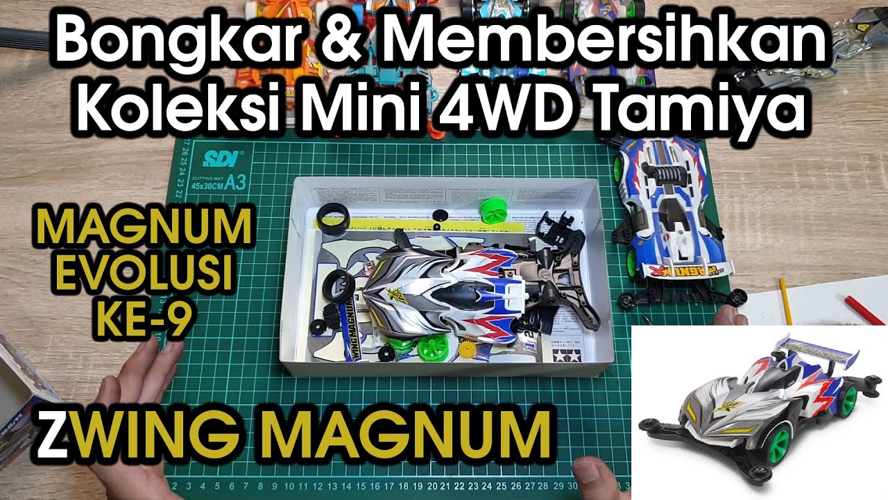 Tamiya ZWing Magnum | Bongkar Dan Membersihkan Koleksi Mini 4WD ...
