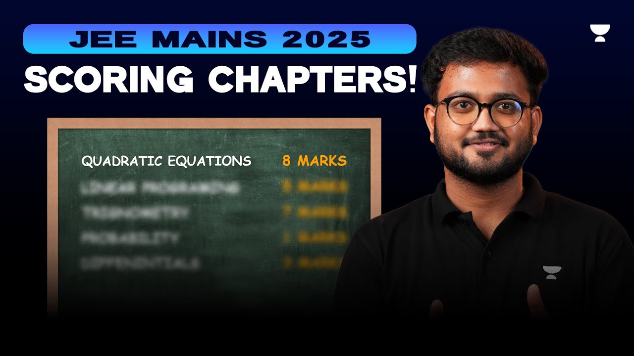 10 CHAPTERS = 60 MARKS IN JEE MAIN 2025 Maths | MOST Important Topics ...