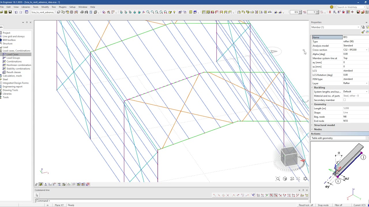 Scia Engineer V18 to Revit Structure 2019 Part1 - YouTube