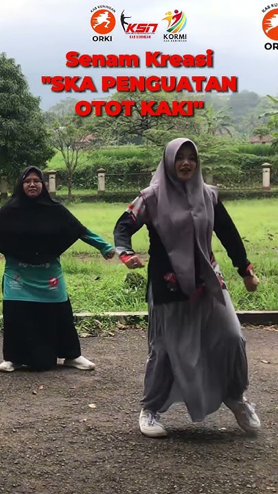 Senam Kreasi "SKA" Penguatan Otot Kaki | KSN Kab Kuningan #shorts #senam #ksn - YouTube