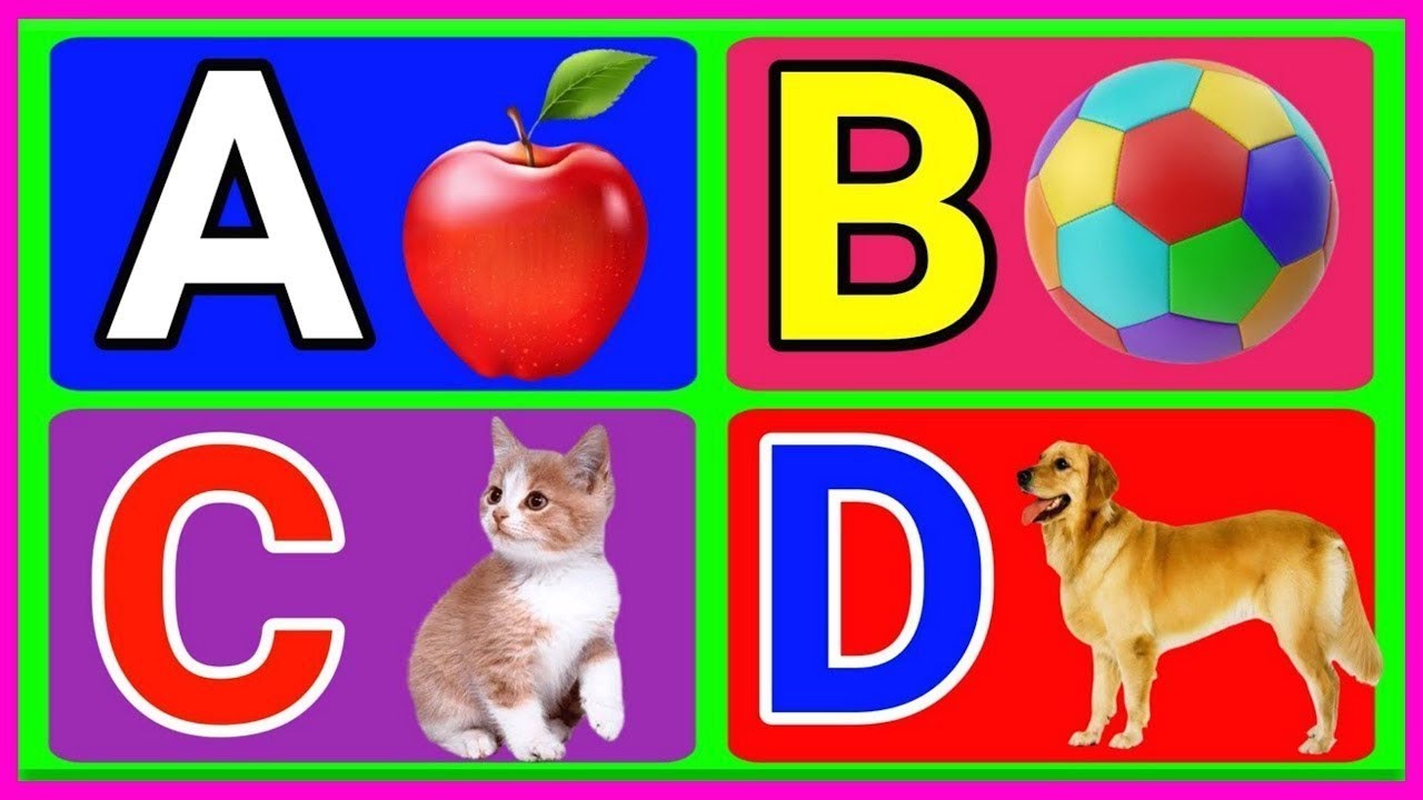 ABC Alphabets for Kids, Learn ABC Letters A to Z For Toddlers abcd ...