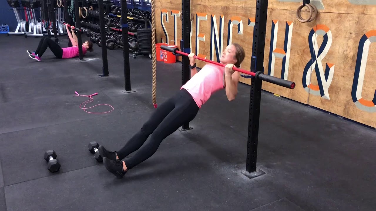 Inverted Row (Supinated) - YouTube