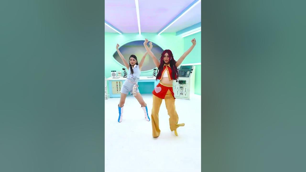 Let's dance blink twice with Bini Mikha and Bini Colet #bini #biniph #dance #happy #goodvibes ...