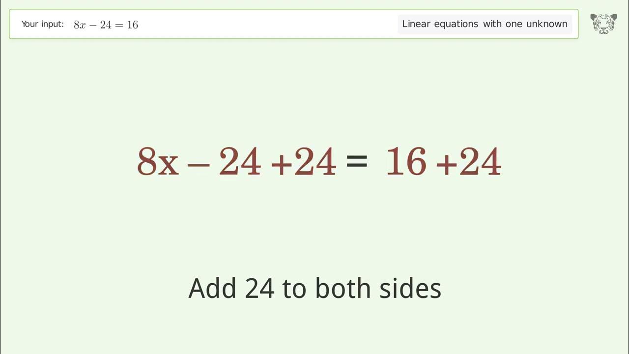 linear-equation-with-one-unknown-solve-8x-24-16-step-by-step-solution