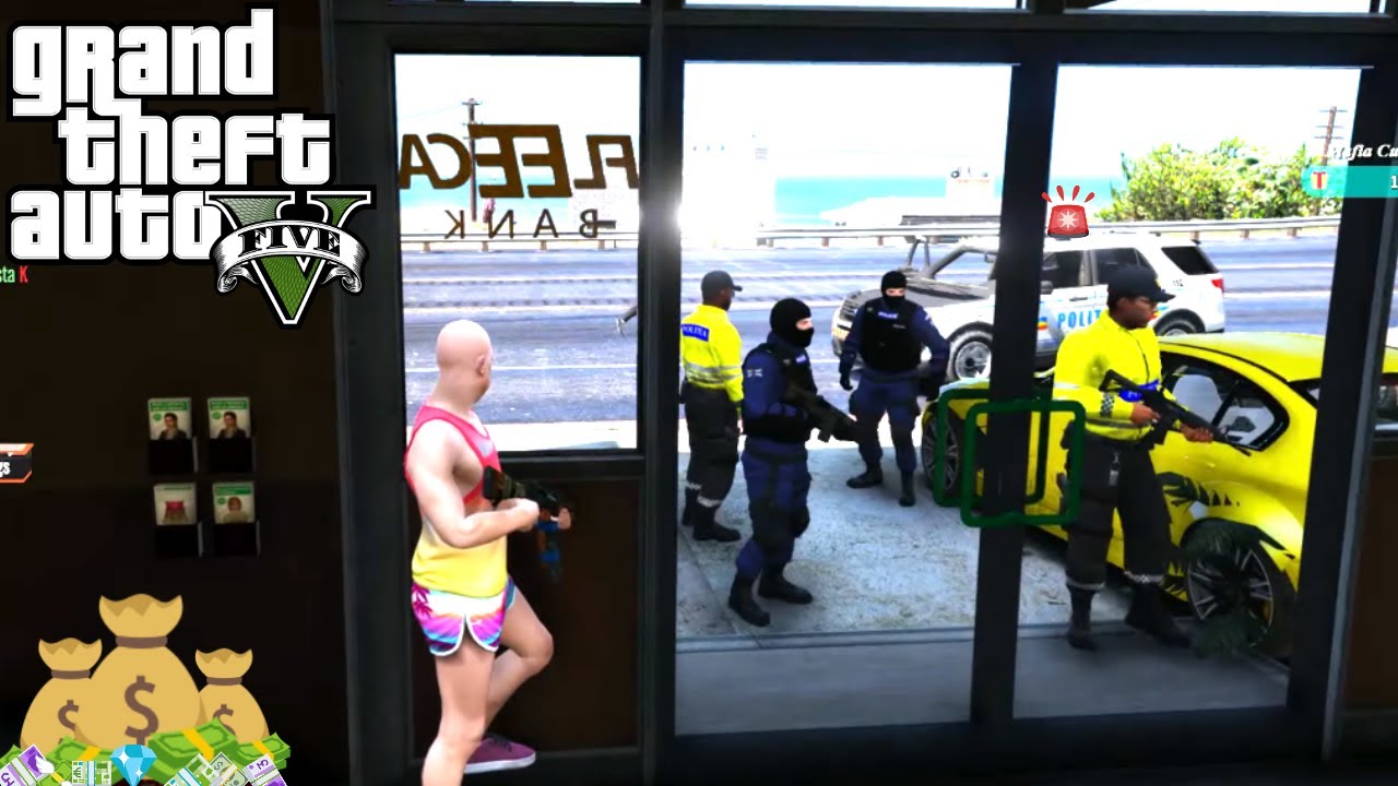 AM SCAPAT DE 4 POLITISTI DUPA JAF! • GTA 5 FIVEM ROLEPLAY - YouTube