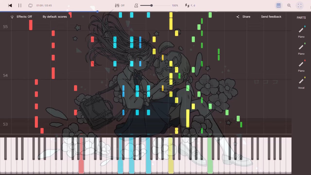 【ピアノ採譜】ロココ (Rococo) / MIMI - YouTube