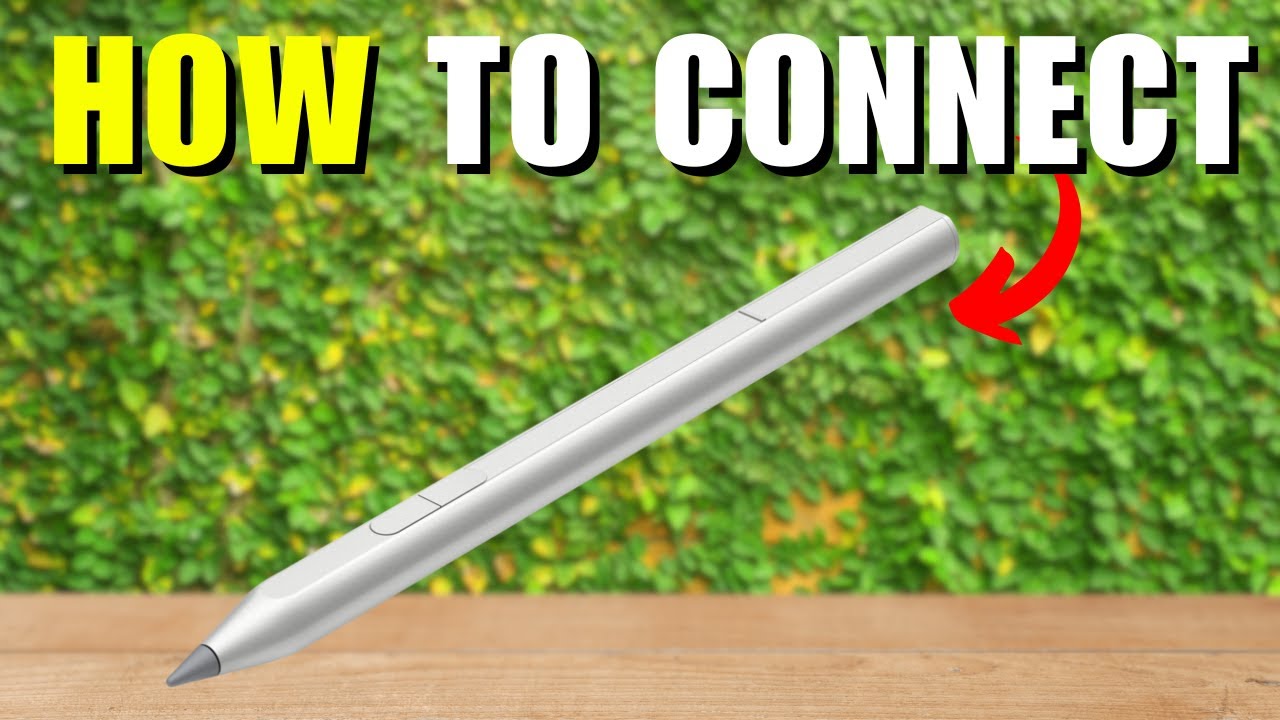 HP Pen How to Connect to laptop - YouTube