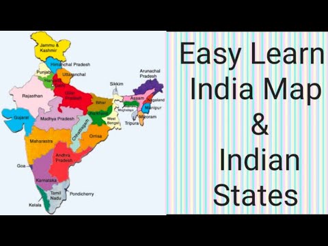 Learn India map in 5 minutes with trick | इंडिया का नक्शा 5 मिनट में ...