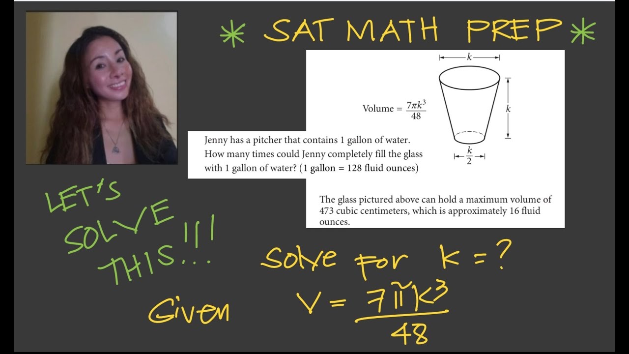 SAT MATH REVIEW: VOLUME OF TRUNCATED CONE by Jane Maciejewski ...