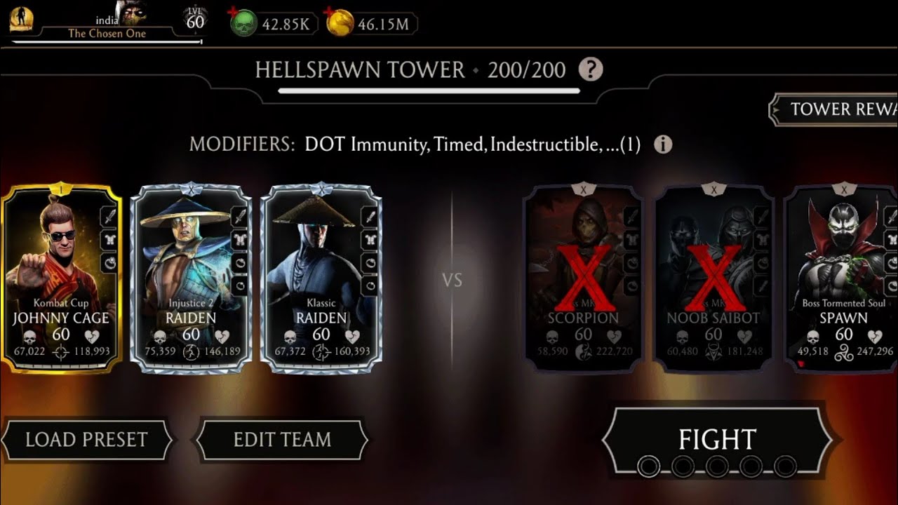 Hellspawn Tower Normal Boss 200 | Final Fight Reward Mk Mobile - YouTube