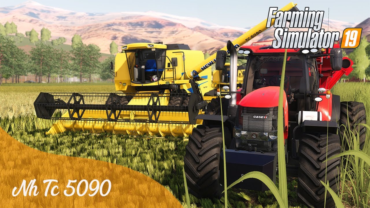 NEW HOLLAND TC 5090 NA COLHEITA DO ARROZ | Farming Simulator 19 ...