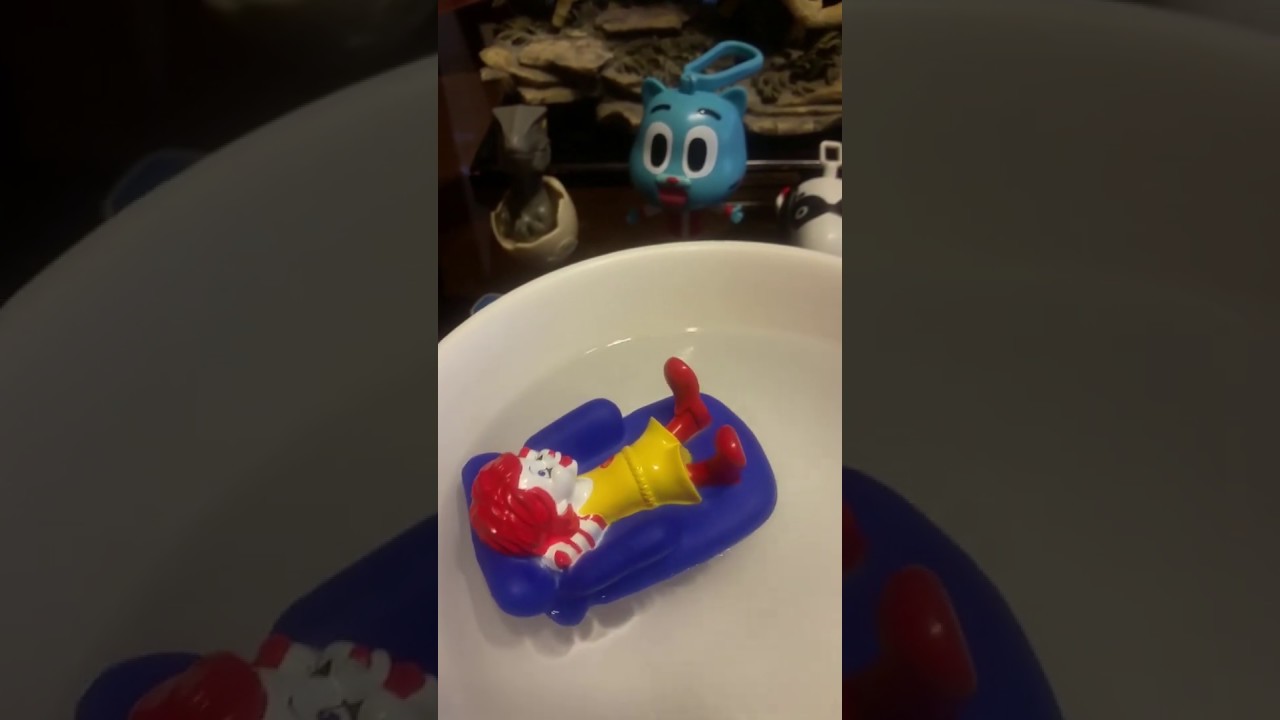 Bonus!: seeing if Ronald McDonald can float - YouTube