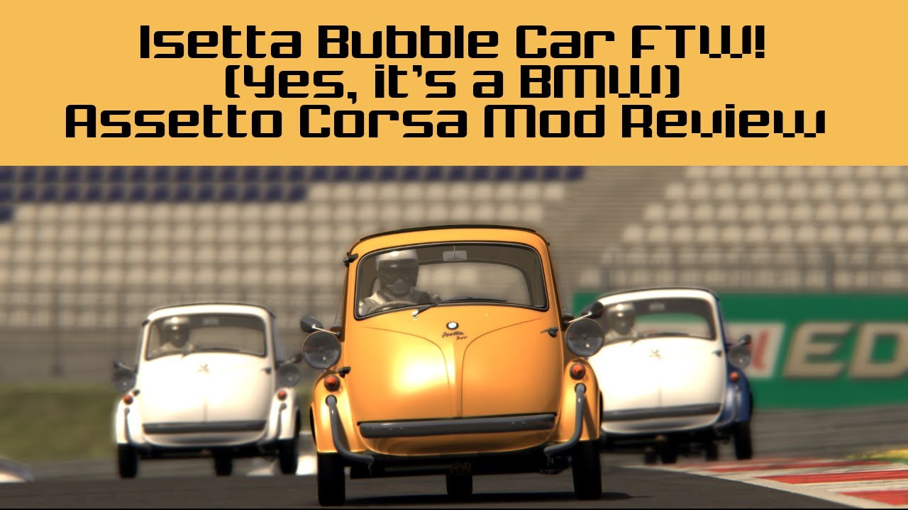 Driving a BMW Isetta Bubble Car (Assetto Corsa Mod Review and Free ...