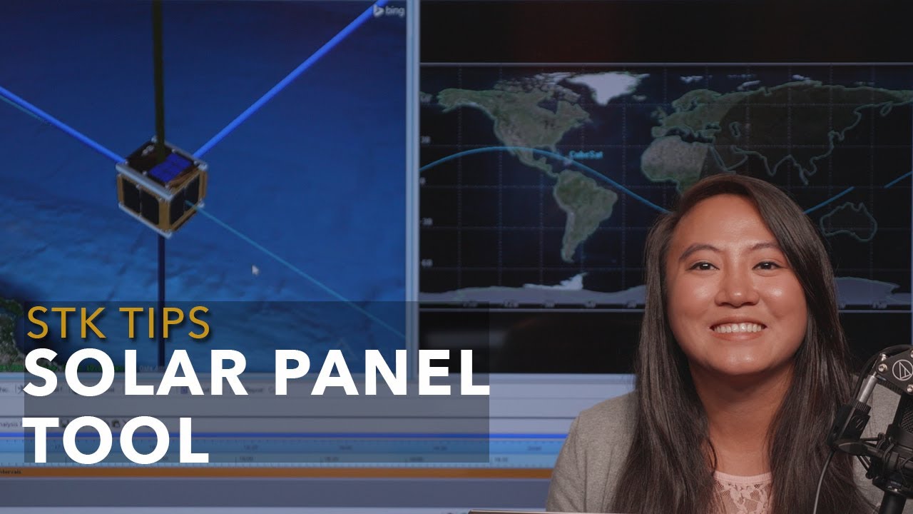 STK Tip: Using the Solar Panel Tool - YouTube