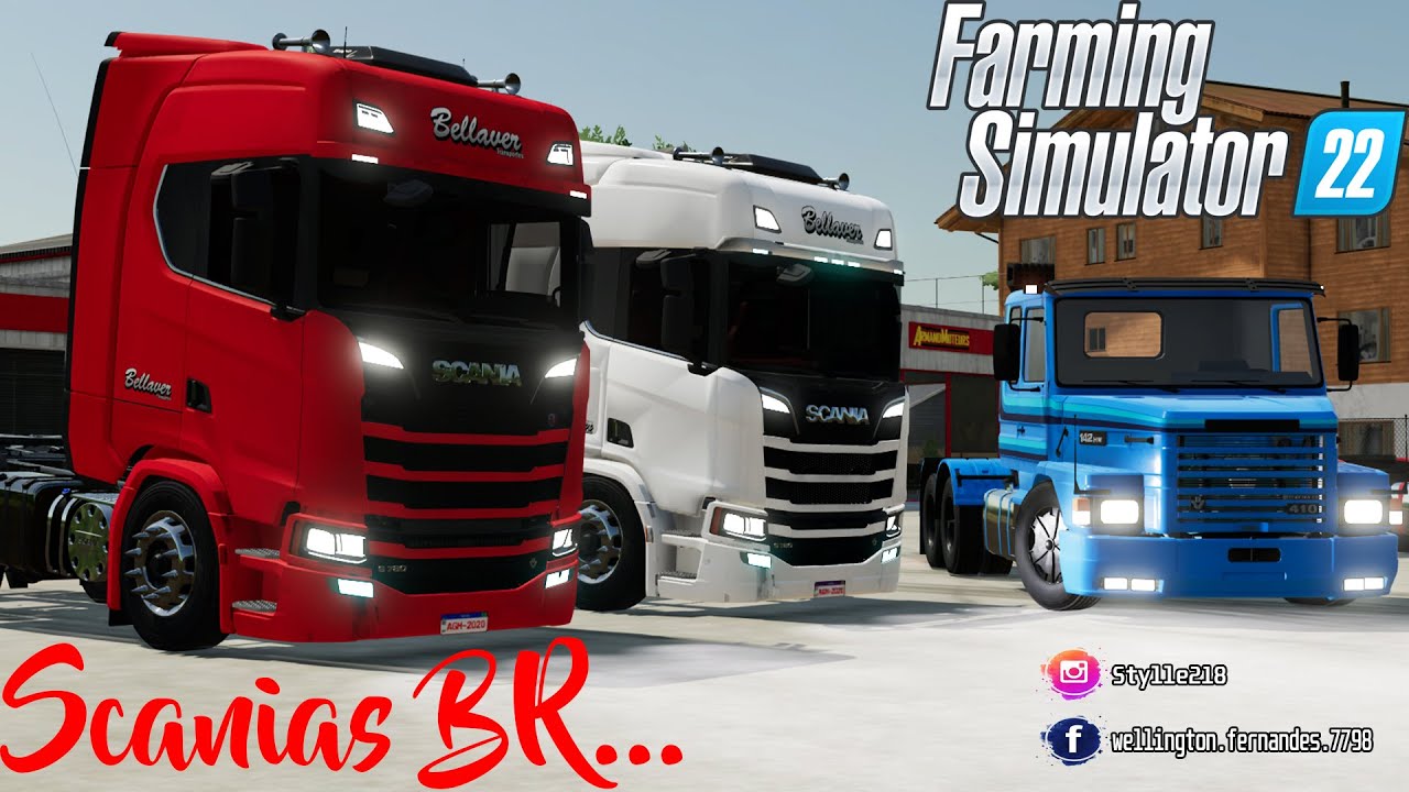 AS SCANIAS MAIS TOPS PARA O FS22 | Apresentando Mods | Farming ...
