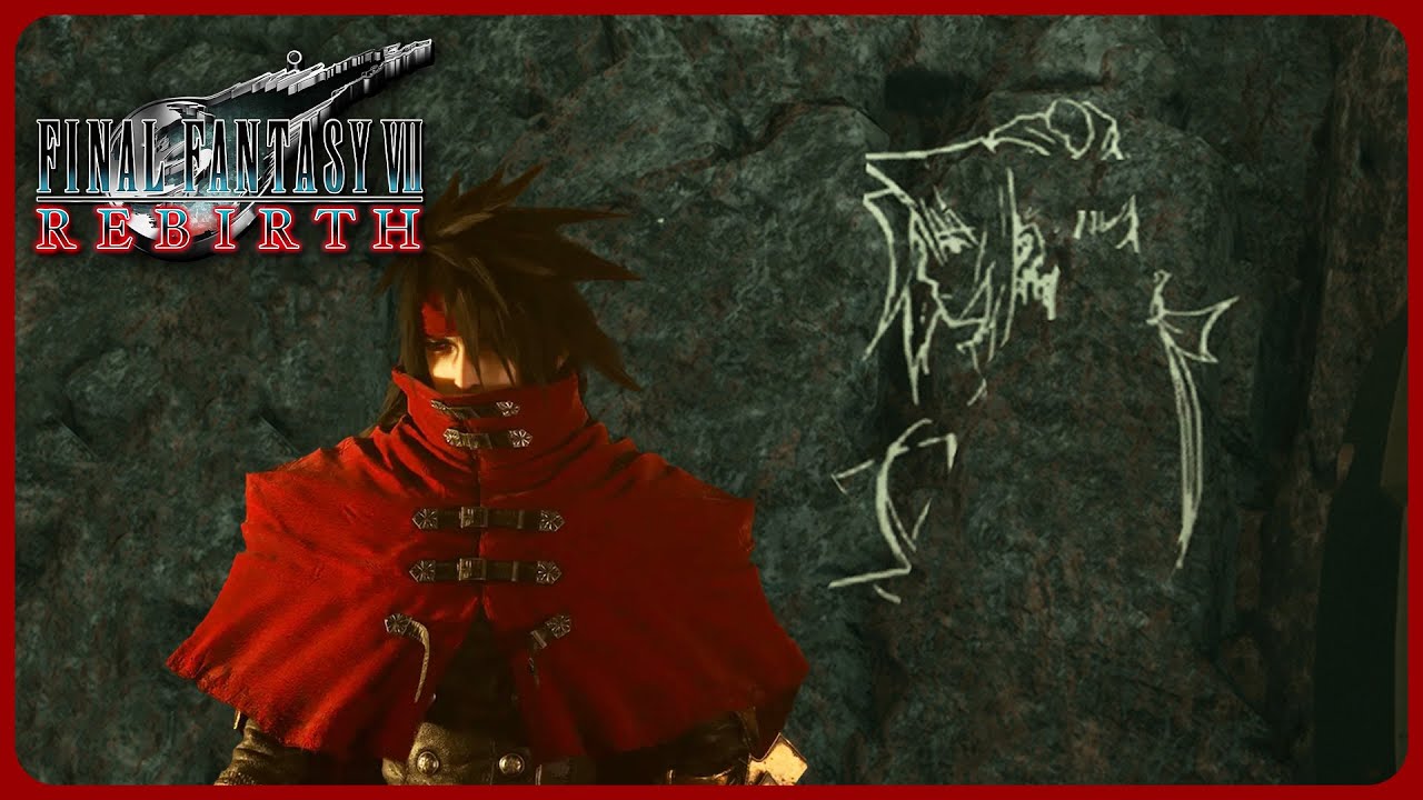Vincent's drawing of Lucrecia - Final Fantasy 7 Rebirth - YouTube