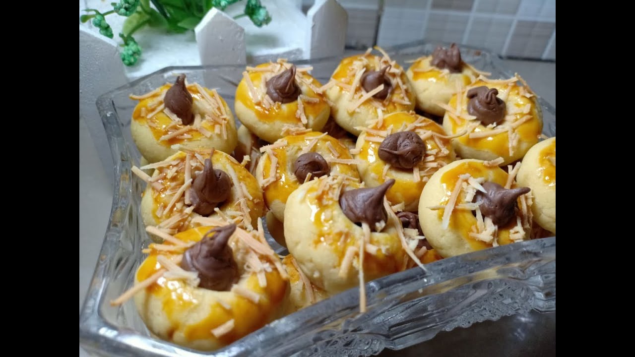 Kue Kering Thumbprint Keju Nutella - YouTube