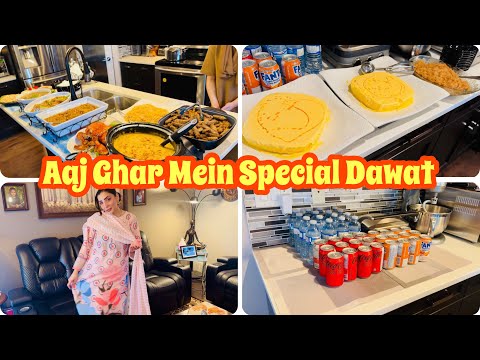 Pakistani Dawat Vlog | Complete Buffet Setup, Menu & Final Look | Dawat for White Friends & Families