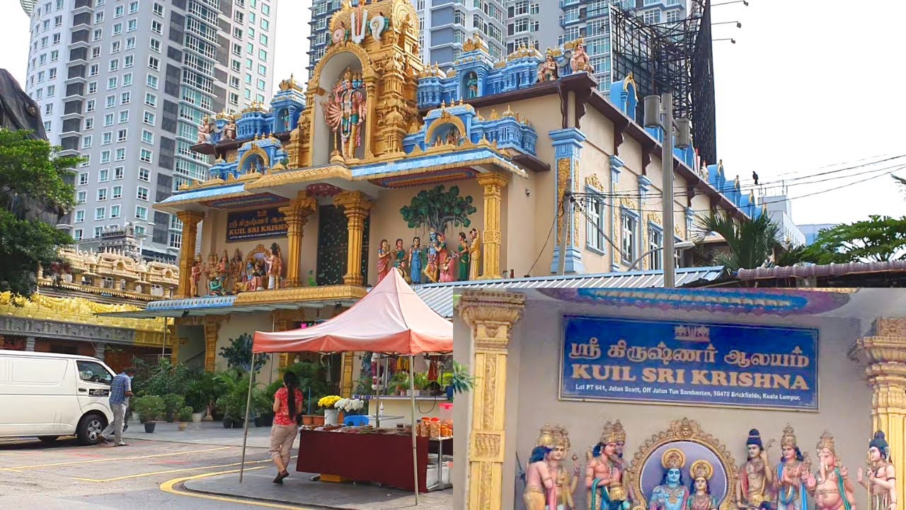 Brickfields - kuala Lumpur Sri krishna Temple | Little India ...