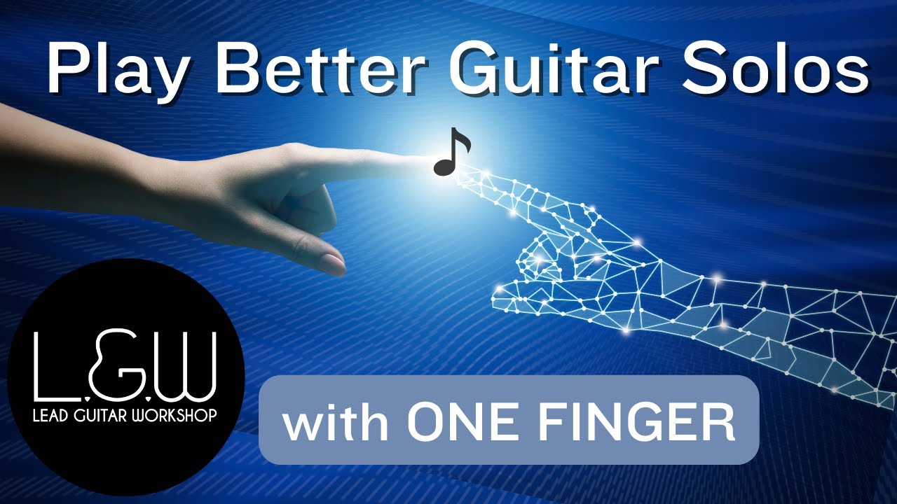 How to Play Better Guitar Solos with 1 finger. - YouTube