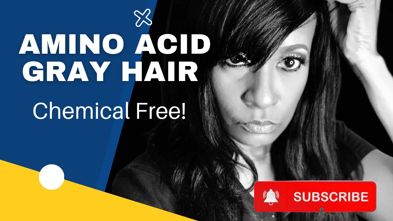 AMINO ACID ON GRAY HAIR #aminoacid #naturalhair - YouTube