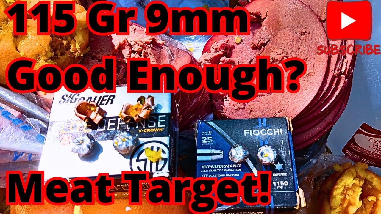 115 Grain GOOD ENOUGH? FIOCCHI XTP VS Sig Vcrown Paul Harrell STYLE ...