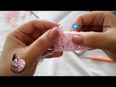 Kryuchokda kombinezon to'qish 1-qism