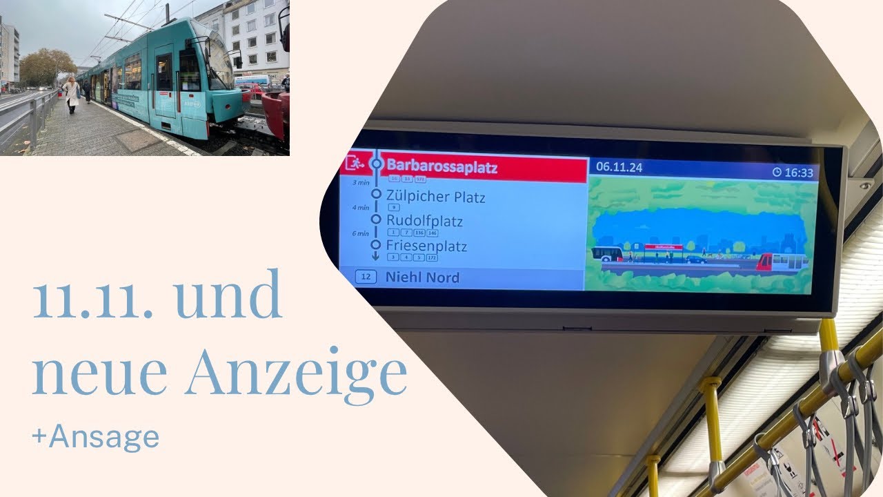 11.11. und neue Anzeige | +Stimme | KVB Aktuell #12 - YouTube