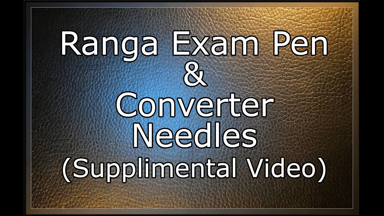 Ranga Freebie Piston Filler and Converter Needle Fillers Extra Ranga ...