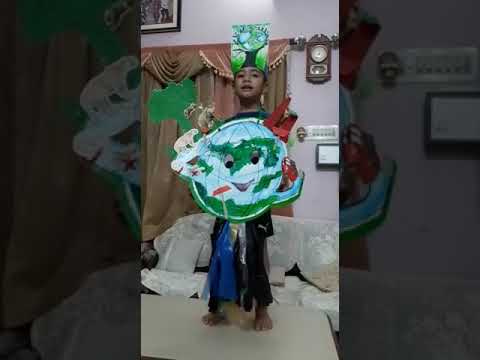 Save Earth ,Fancy dress competition,Eklavya panda - YouTube