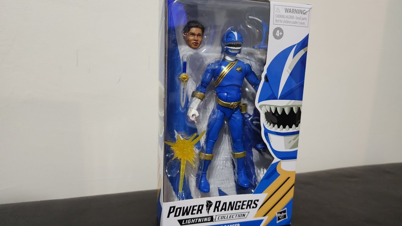 Power Rangers Lightning Collection: Wild Force Blue Ranger - Unboxing ...