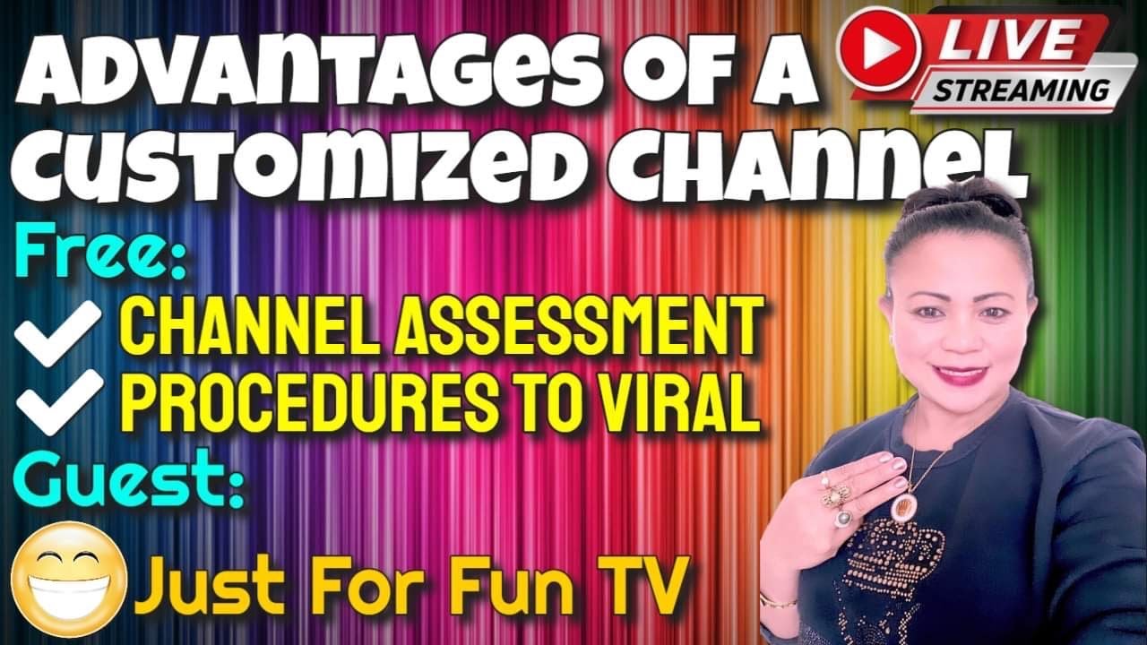 LIVE STREAM | ADVANTAGES OF A CUSTOMIZED CHANNEL SPECIAL GUEST JUST FOR ...