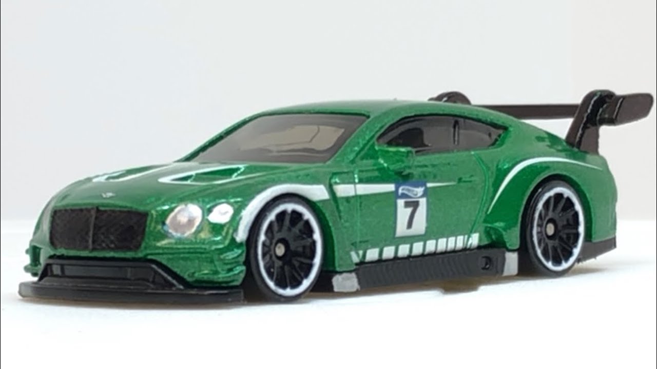 Hot Wheels: 2018 Bentley Continental GT3 - Low Stance (Custom) - YouTube